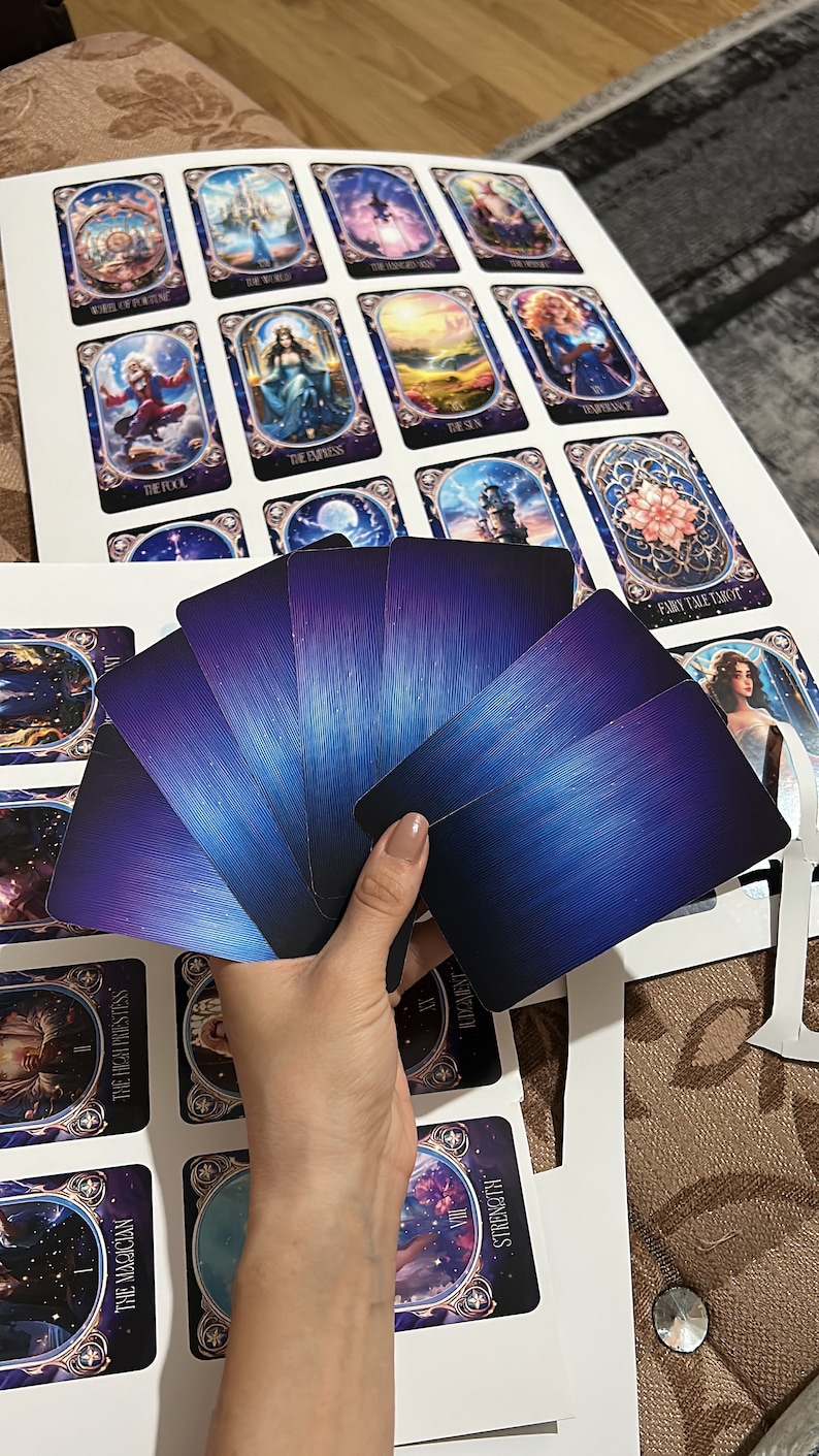 Printable Candy Major Arcana Cards Deck Digital Tarot Cards Deck Pdf ...