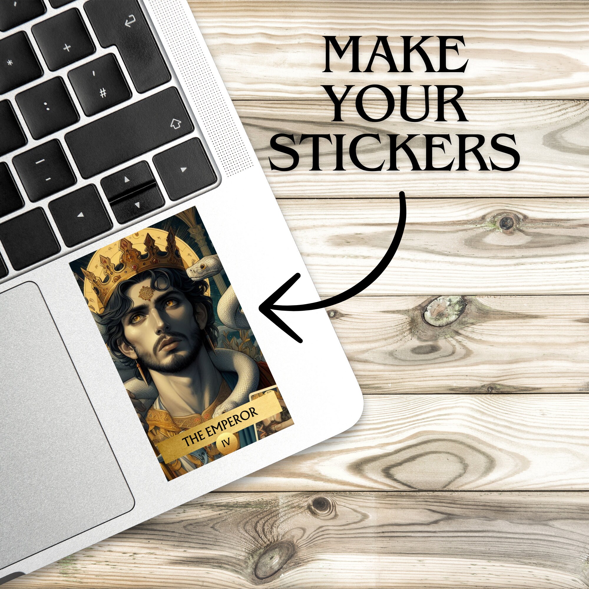 Digital 78 Snake Tarot Cards, Printable Tarot Deck Digital Cards Deck ...