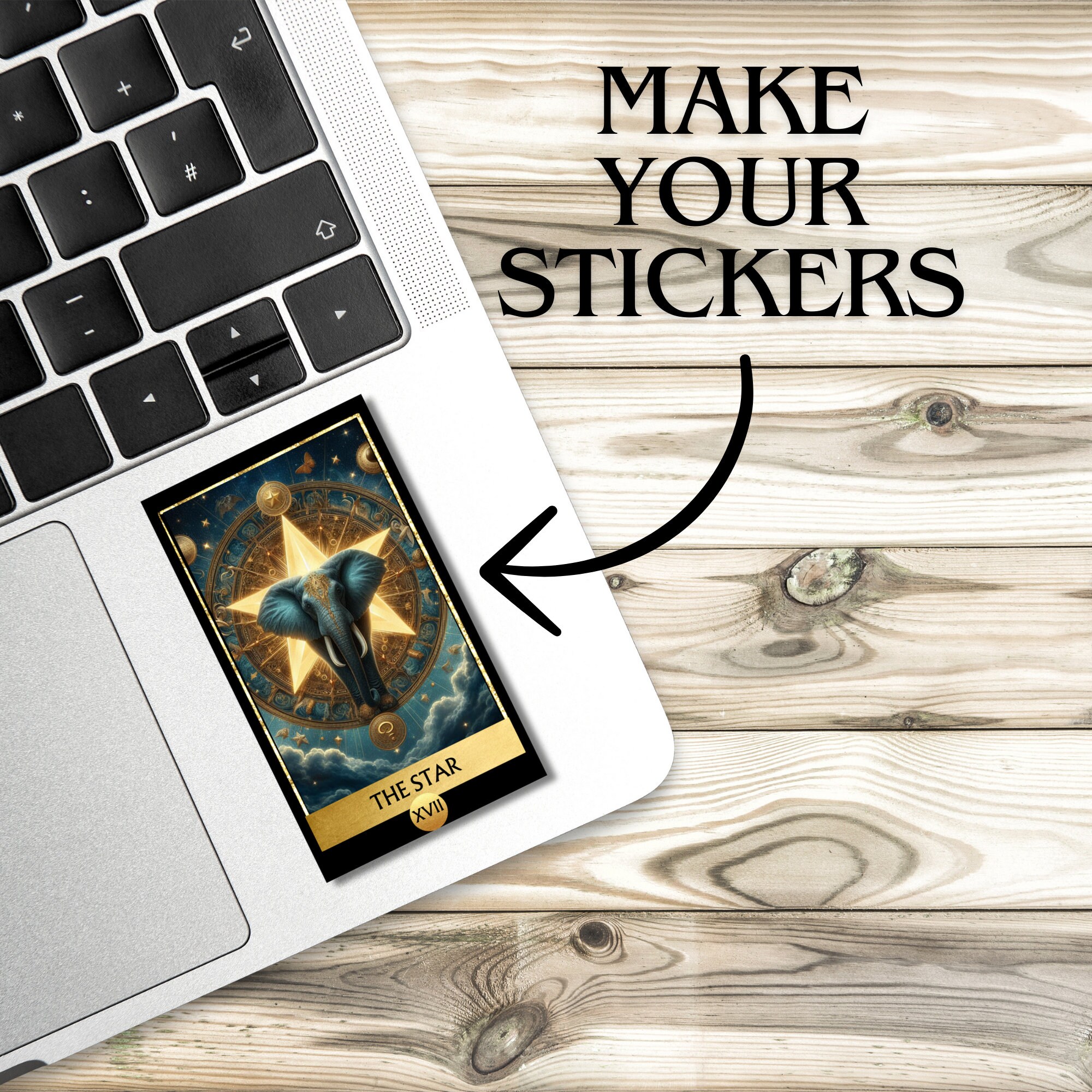 22 Major Arcana Tarot Cards Elephant Tarot Deck Digital African Tarot ...