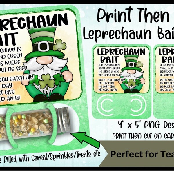 Leprechaun Bait Tag - Etsy