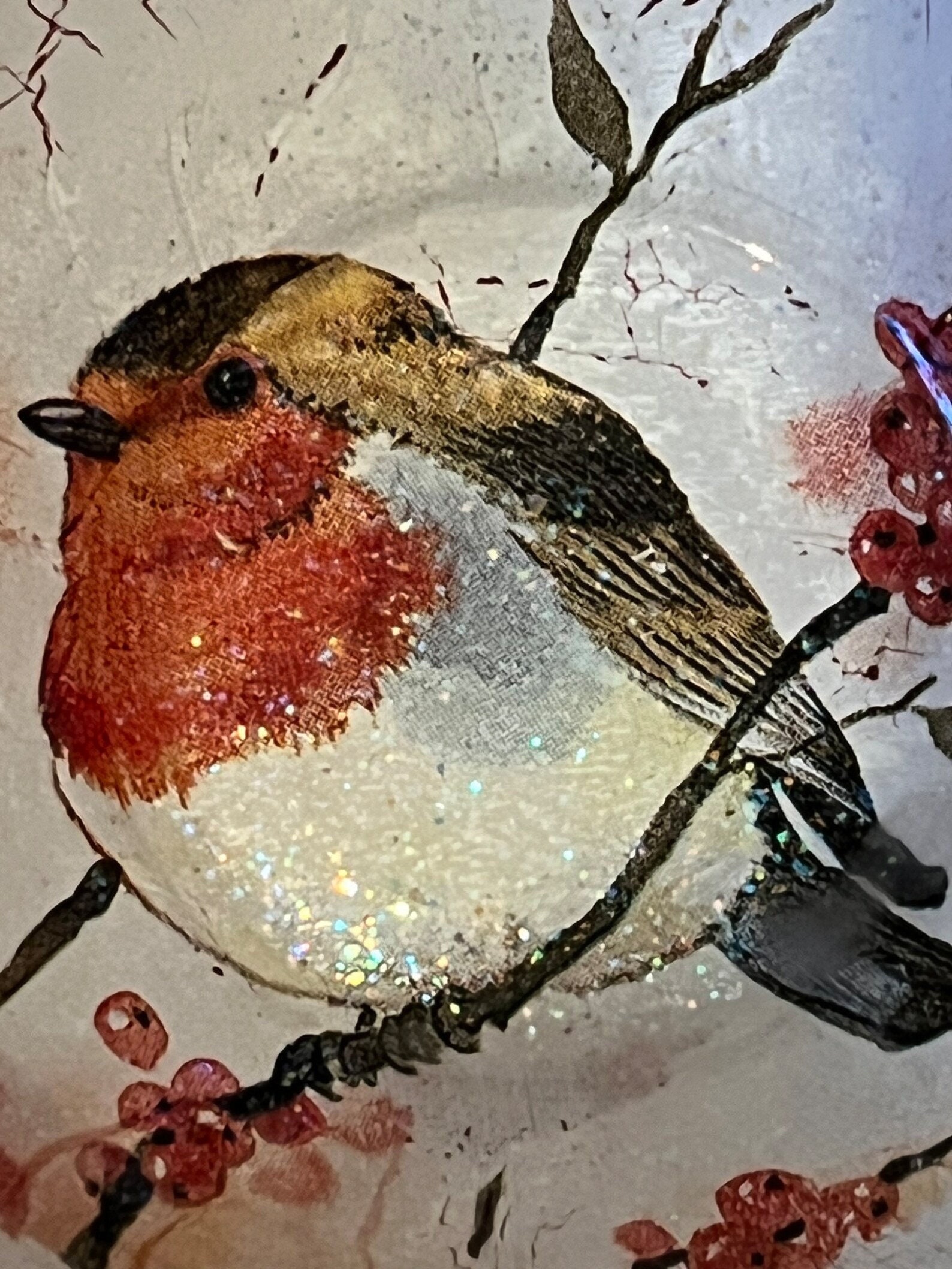 Handcrafted Glass Robin Dish - Unique Jewelry and Key Holder - Gift for ...