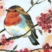 Hand-painted Robin Trinket Box: Vintage-inspired Keepsake for Jewelry ...