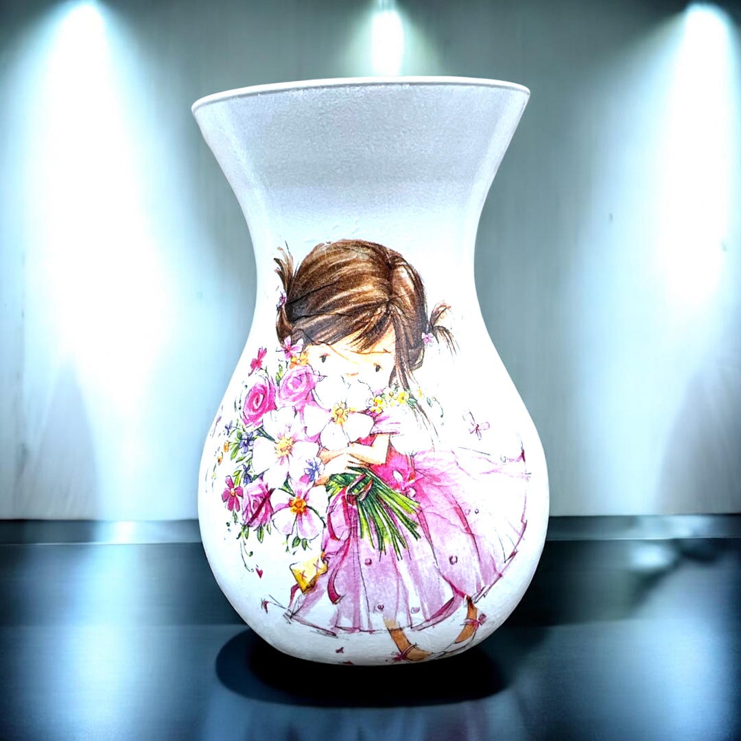 Flower Girl Gifts, Bouquet Vase, Pretty Vase, Vase for Flowers, Unique ...