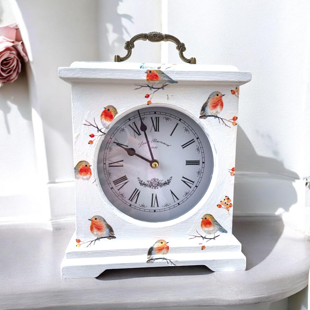 Mantle Clock, Robin Clock, Mantel Clock, Clocks for Mantel, Standing ...