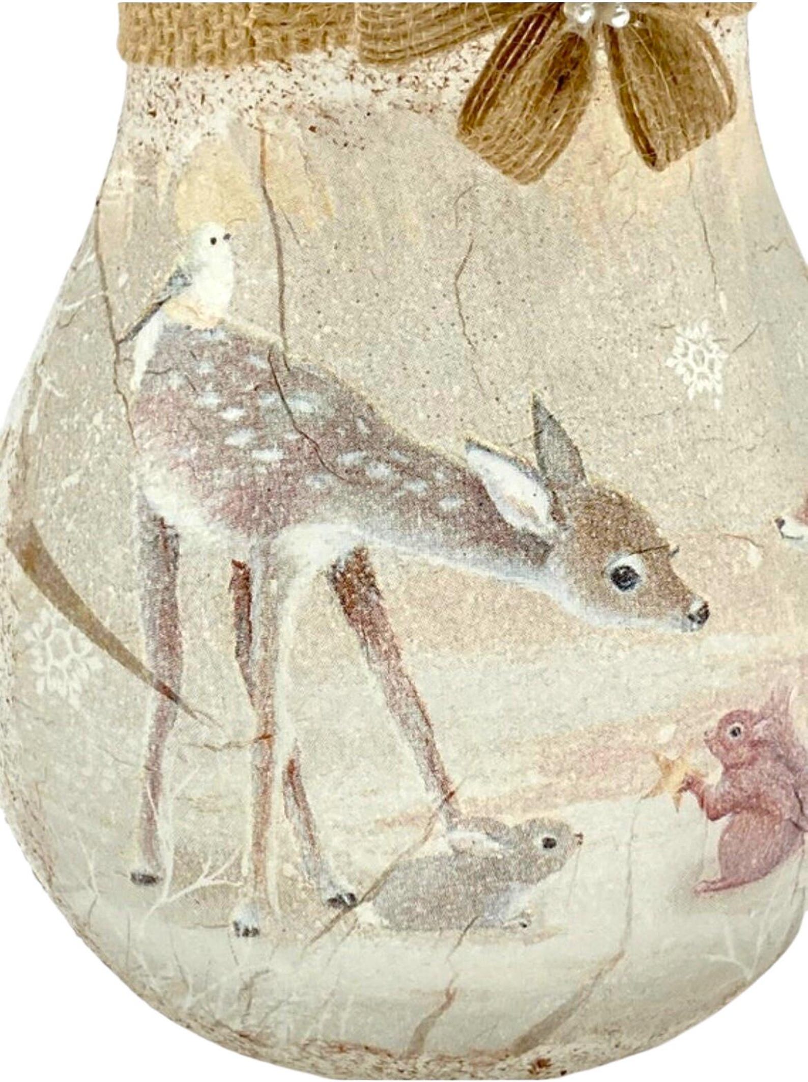 Bouquet Vase, Woodland Vases, Vase for Flowers, Fox Vase, Winter Vases ...