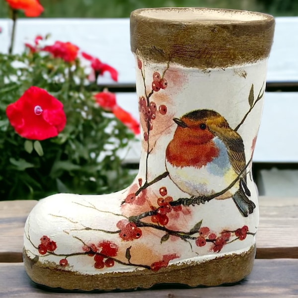 Ceramic Boot Planter - Etsy UK