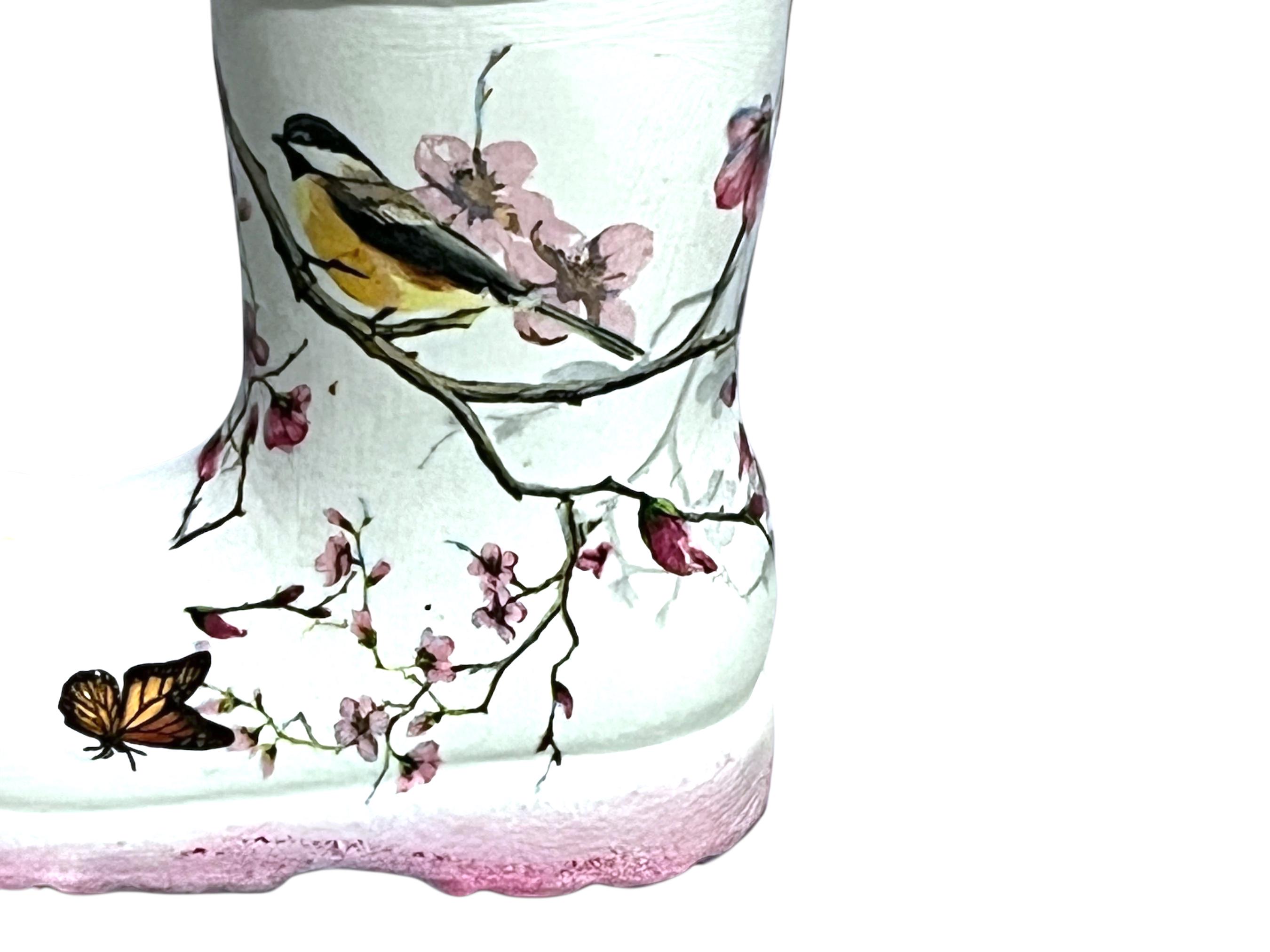 Welly Planter, Boot Planter, Pretty Planter, Blossom Gift, Bird Planter ...
