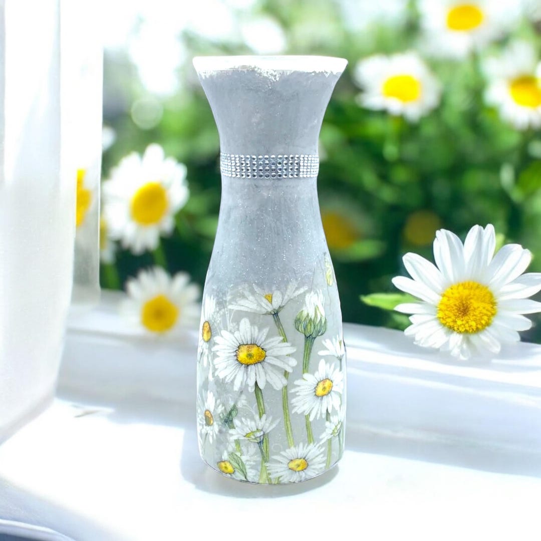 Daisy Vase, Tall Vases, Vase for Flowers, Pretty Vases, Floral Vase ...