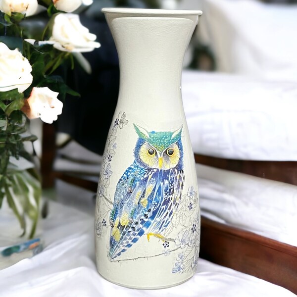 Owl Vase - Etsy