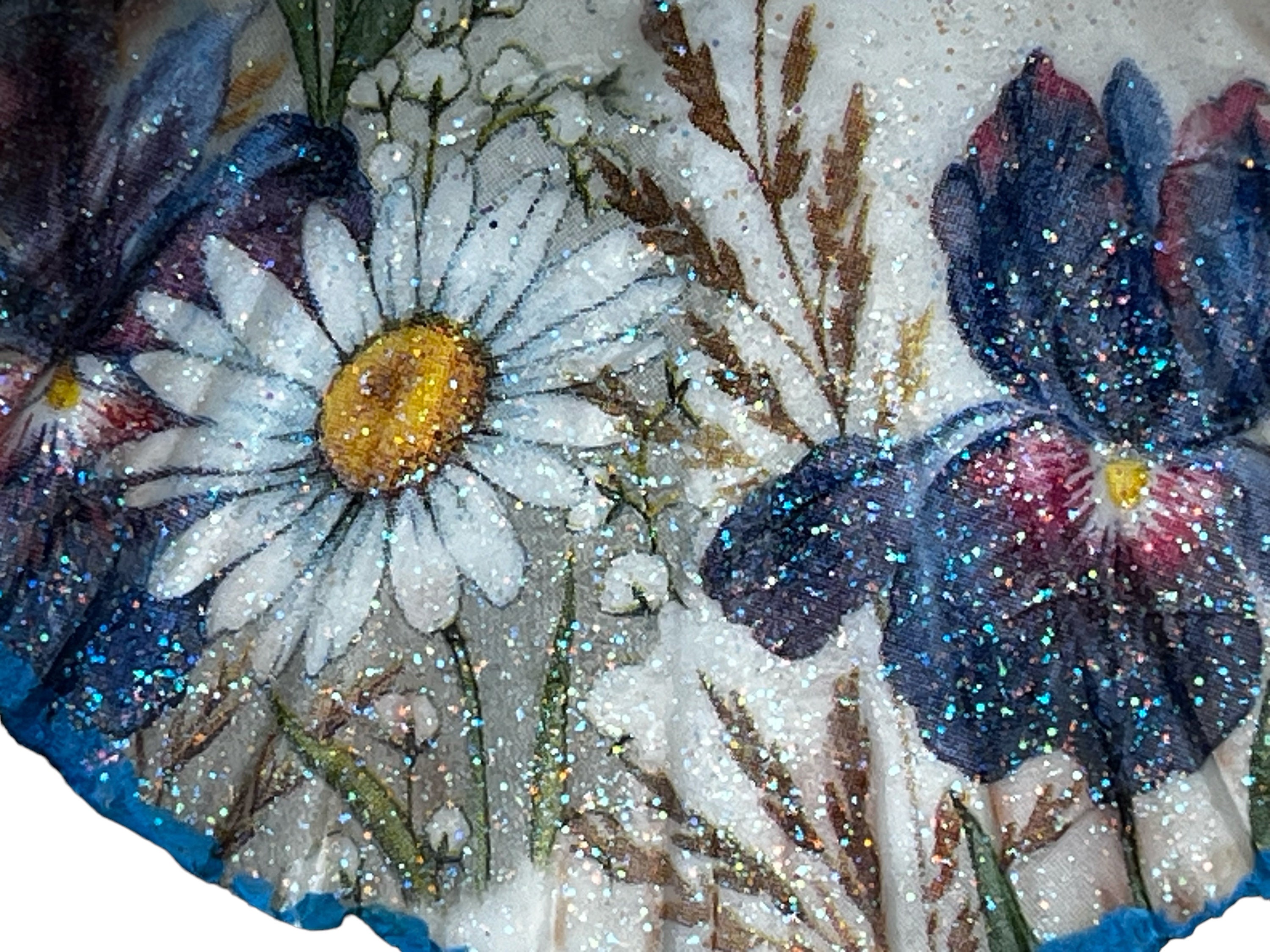 Floral Shell, Scallop Shell, Iris Decor, Meadow Flowers, Shell Soap ...