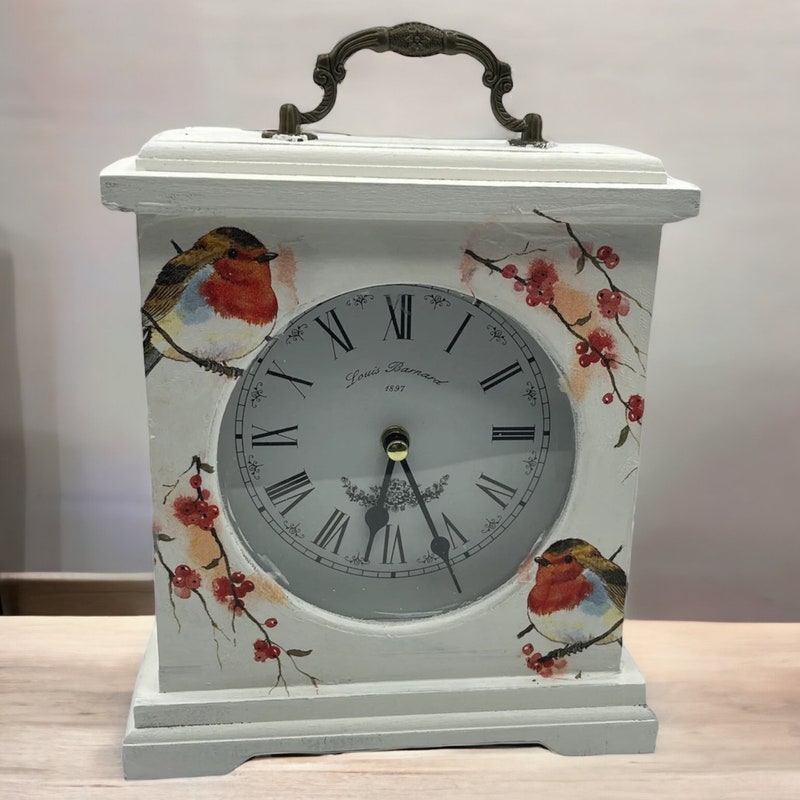 Shabby Chic Clock - Etsy