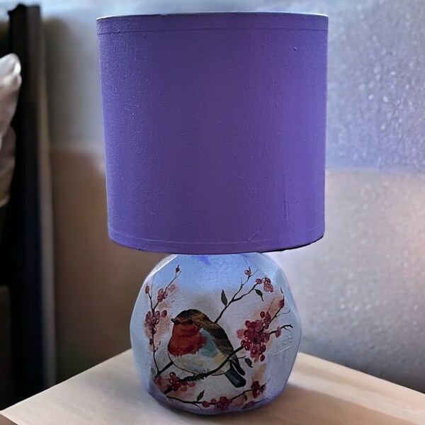 Bird Table Lamp - Etsy UK