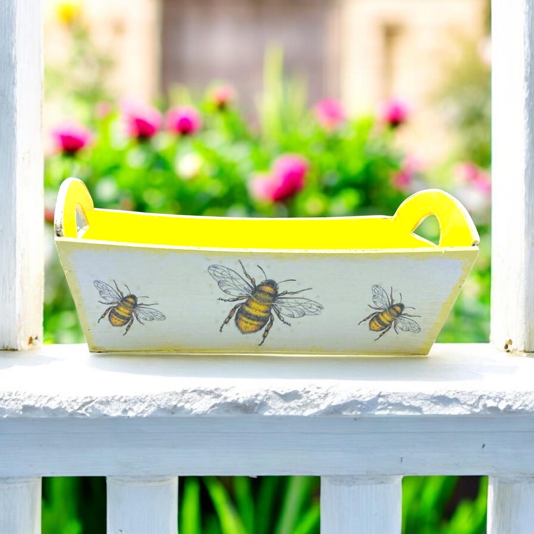 Bee Window Box, Bee Planter, Window Box, Bee Plant Pot, Bee Gift, Bee ...