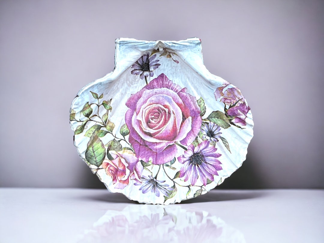Soap Dish, Ring Dish, Trinket Dish, Scallop Shell, Shell Decor, Scallop ...