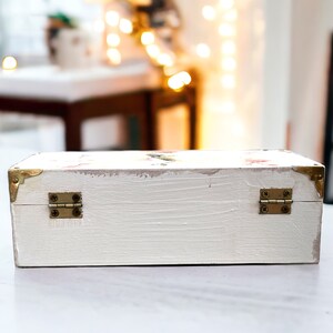 Hand-painted Robin Trinket Box: Vintage-inspired Keepsake for Jewelry ...