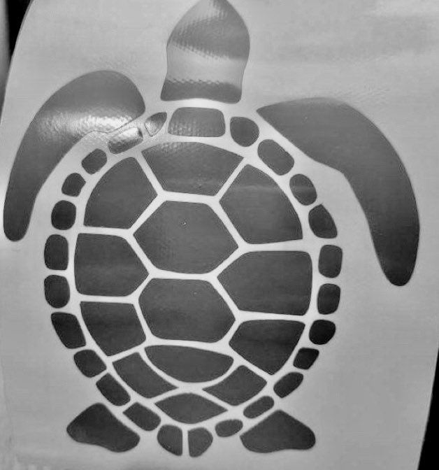 Sea Turtle Car Decal, Nautical Car Decal, Beach Car Decal, Salty Car ...