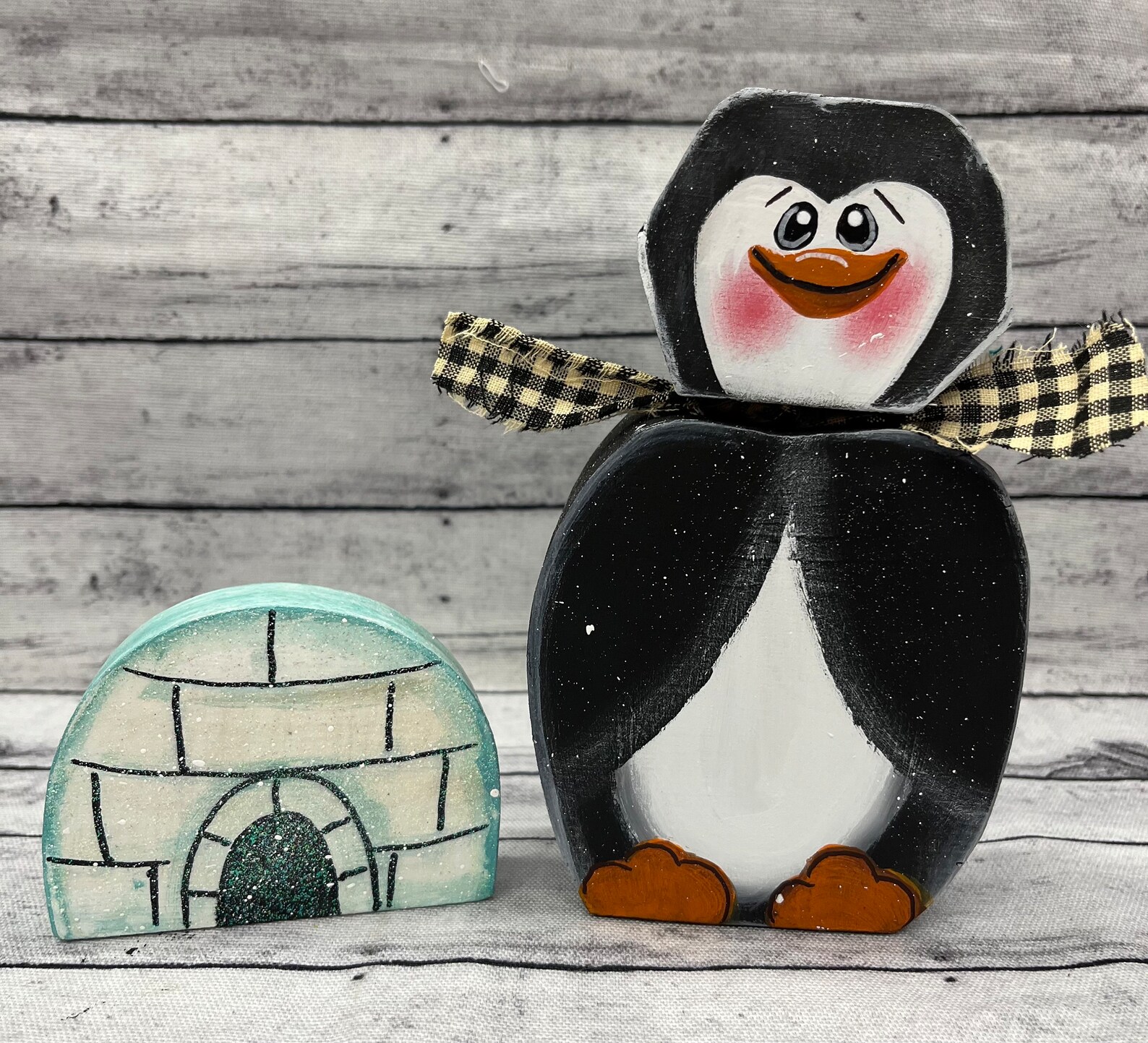 Christmas Winter Elf, Snowman, Reindeer, and Penguin Bobbleheads ...