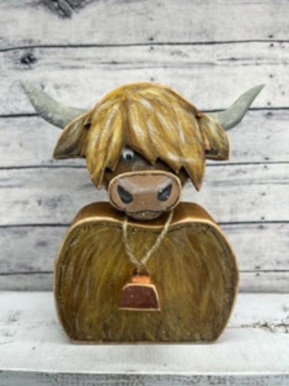 Donkey and Highland Cow Bobblehead Digital Download Pattern - Etsy