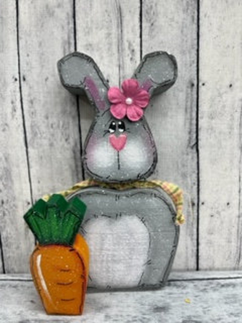 Spring Bunny and Chick Bobblehead Digital Download Pattern - Etsy