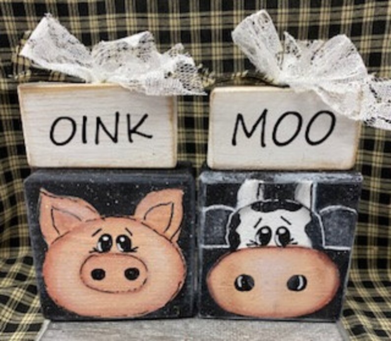 Farm Animal Block Digital Download Pattern - Etsy