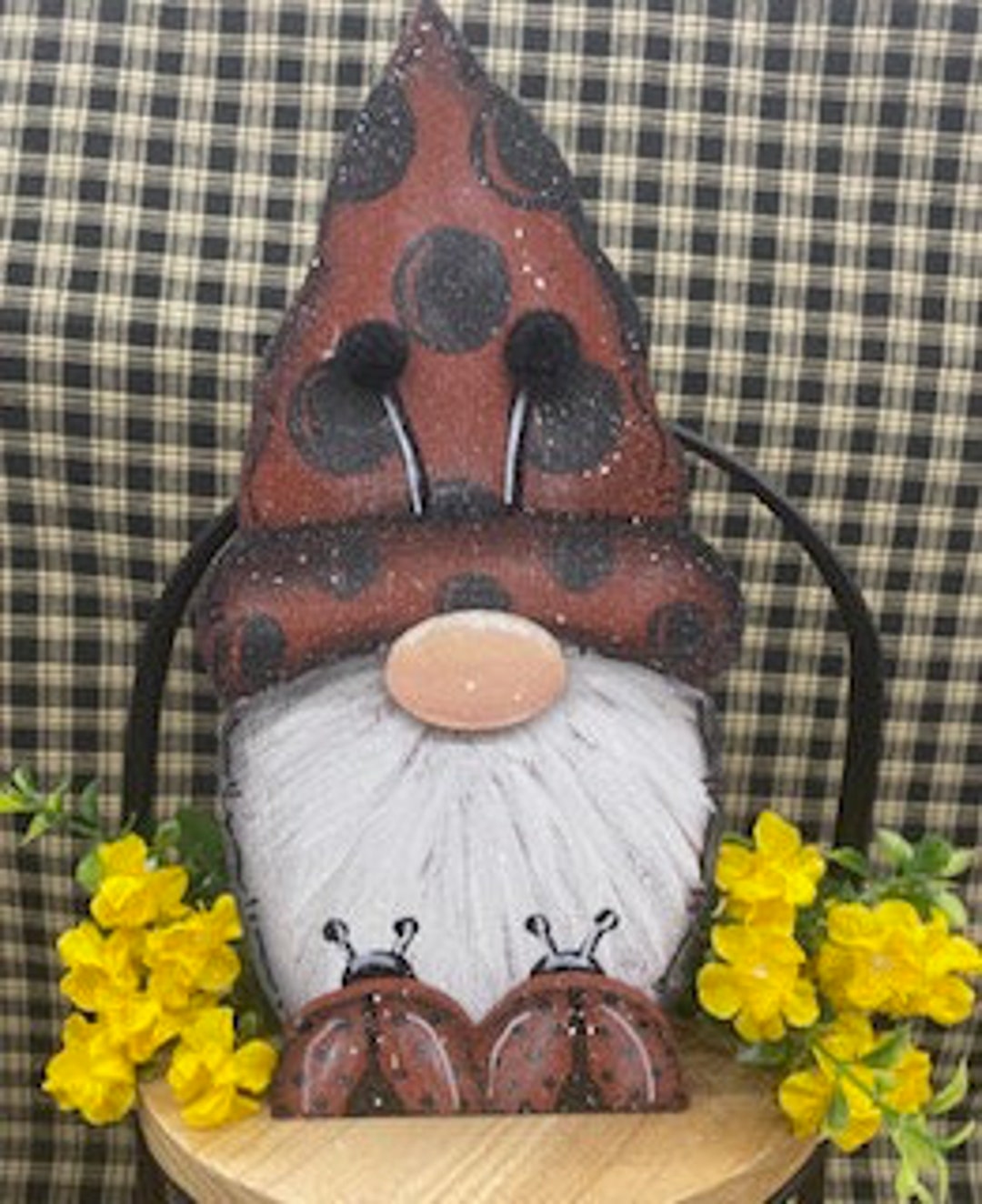 Lady Bug Slipper Gnome Digital Download Pattern - Etsy