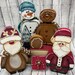 Christmas Winter Reindeer Gnome, Snowman, Ginger, and Santa Bobble Head ...