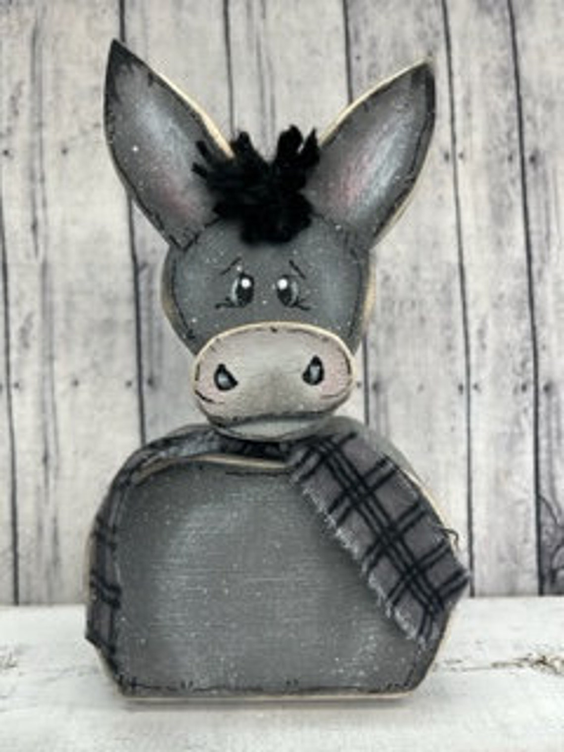 Donkey and Highland Cow Bobblehead Digital Download Pattern - Etsy