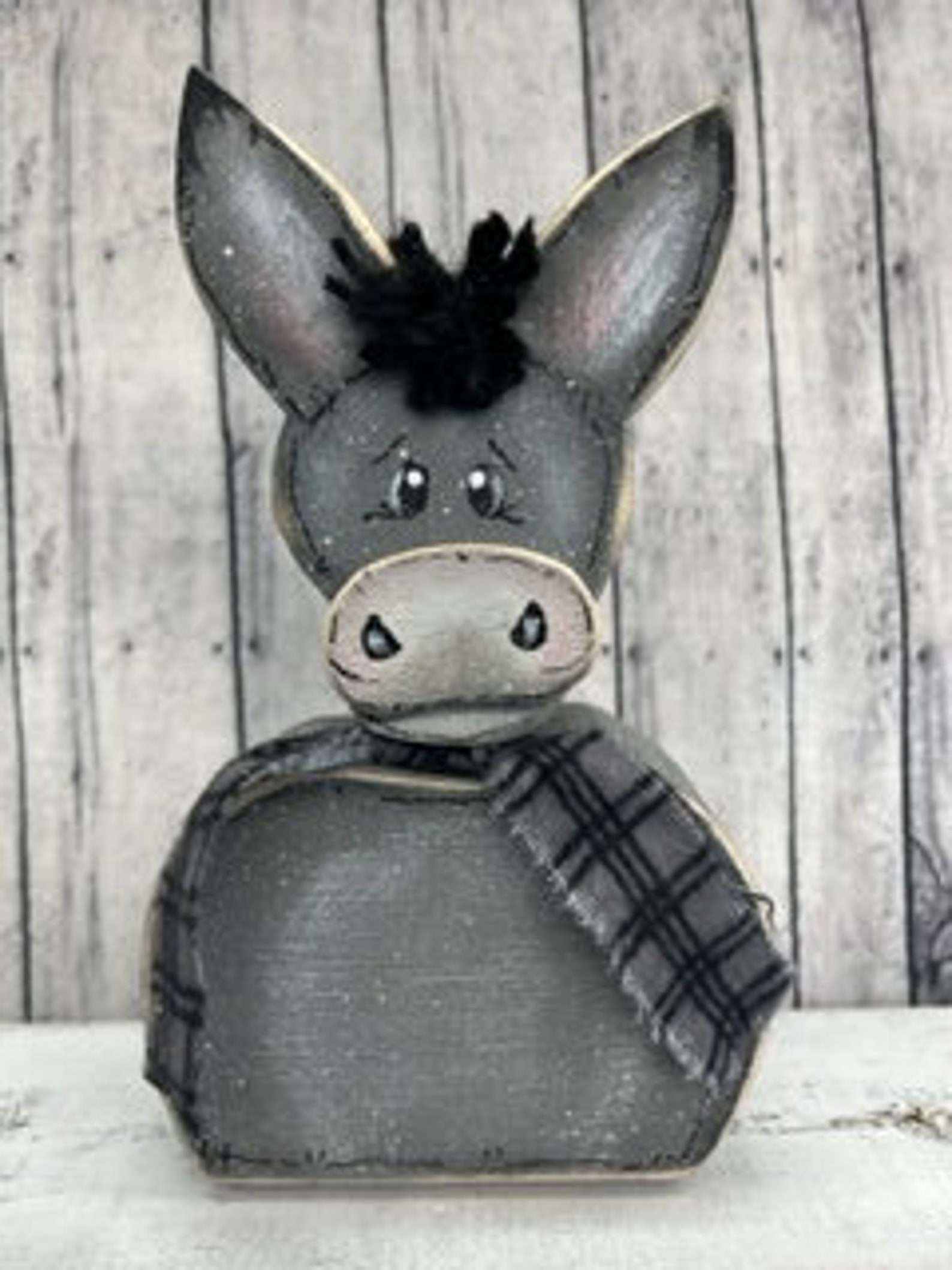 Donkey and Highland Cow Bobblehead Digital Download Pattern - Etsy