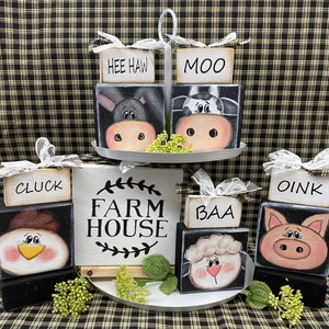 Farm Animal Block Digital Download Pattern - Etsy