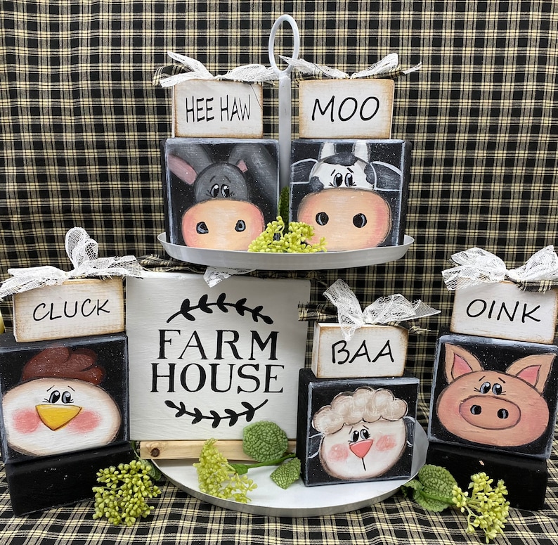 Farm Animal Block Digital Download Pattern - Etsy