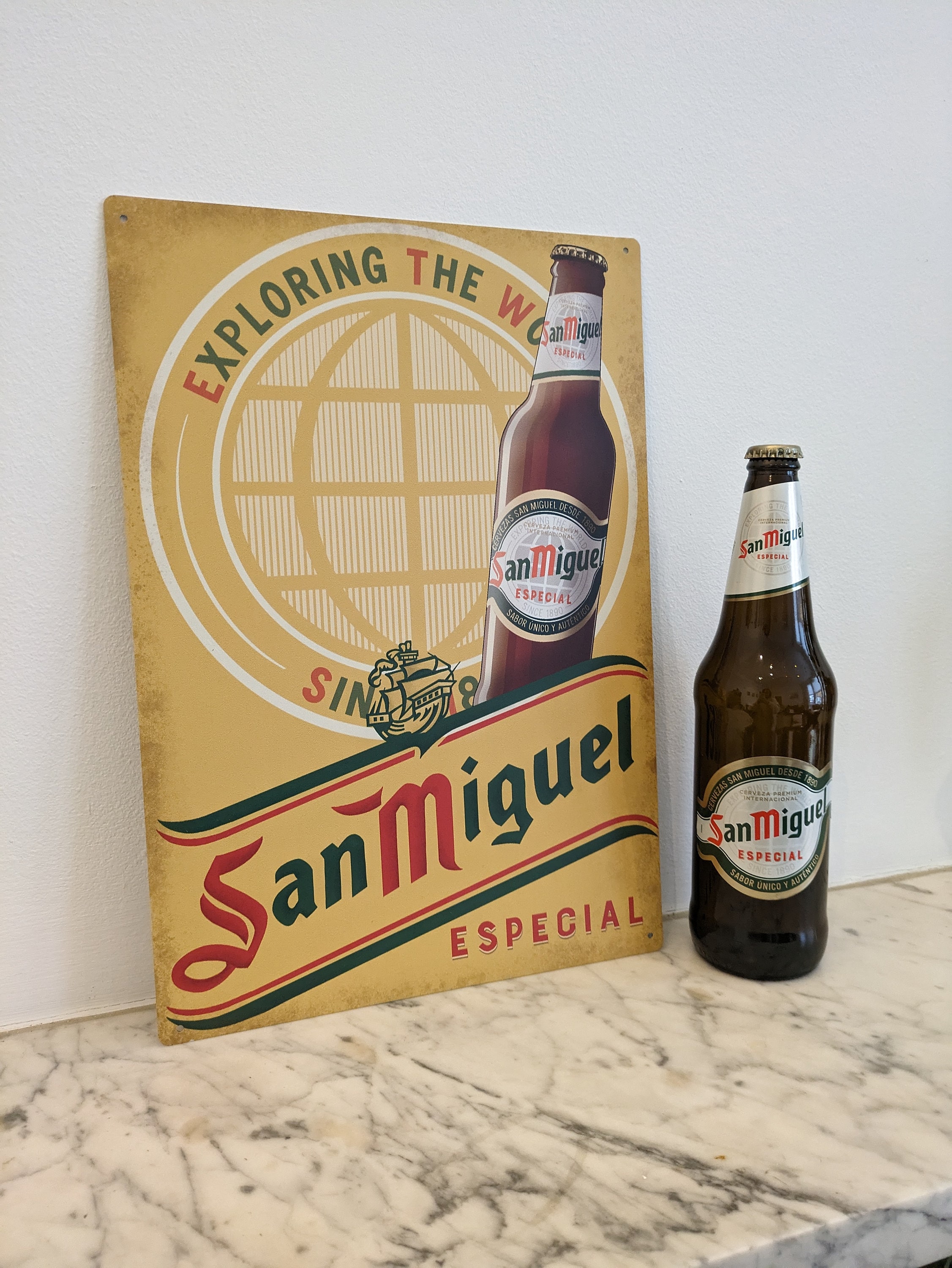 San Miguel Beer, Decorative Metal Sign - Etsy