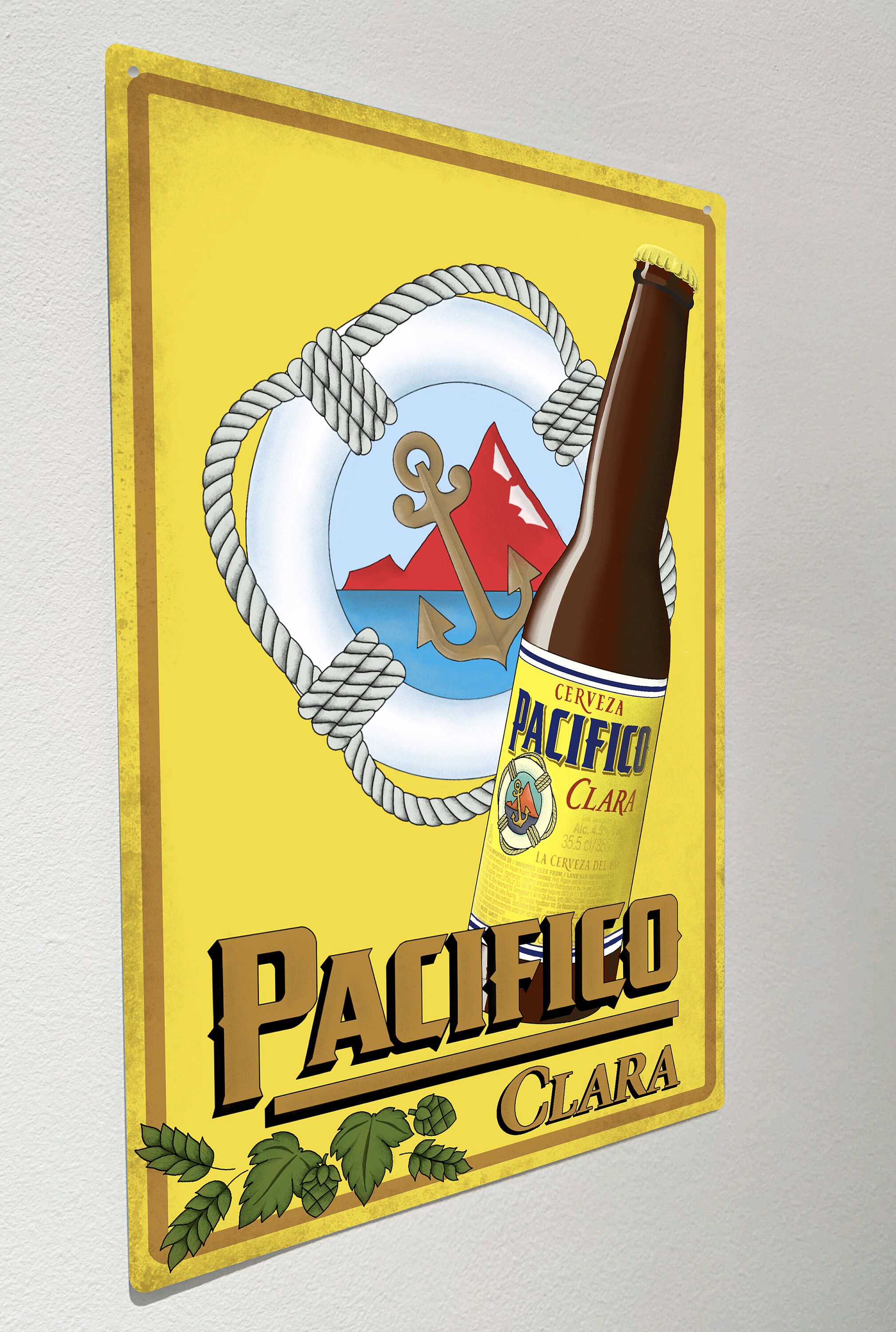 Pacifico Beer, Decorative Metal Sign - Etsy