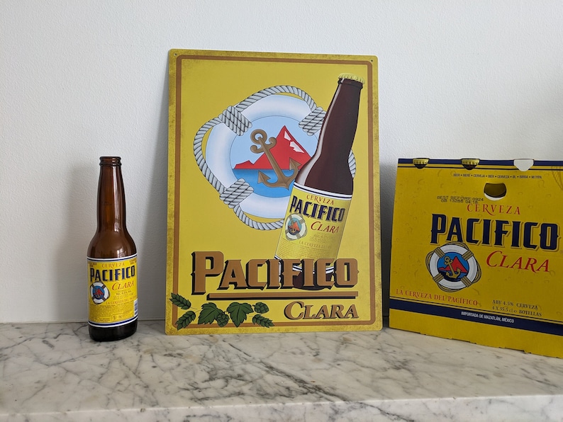 Pacifico Beer, Decorative Metal Sign - Etsy