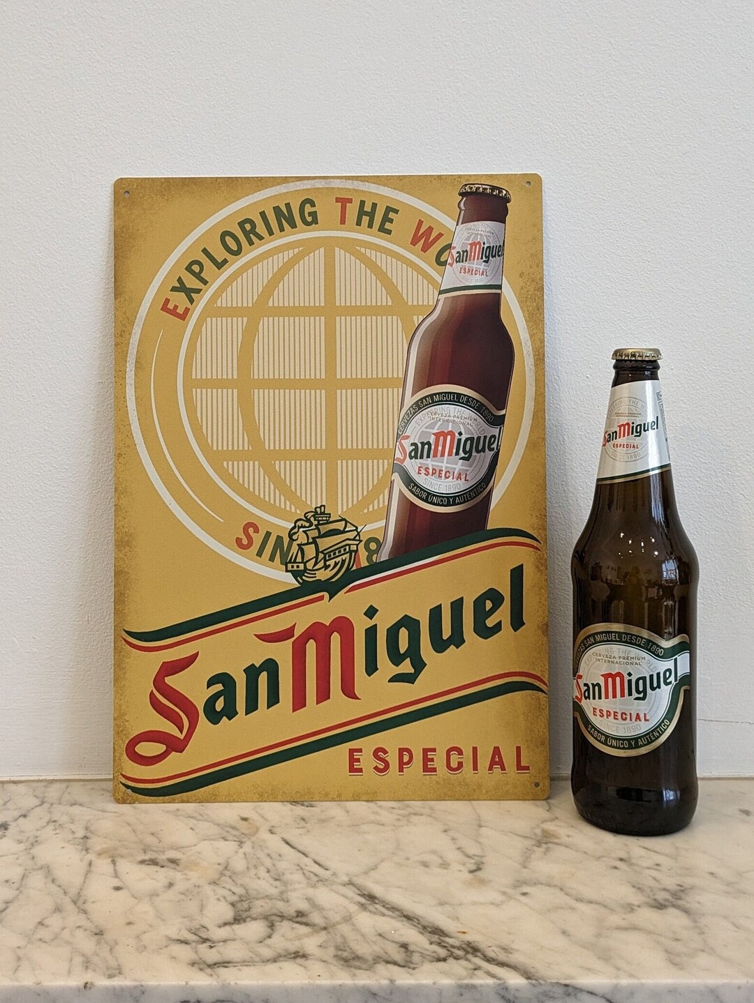 San Miguel Beer, Decorative Metal Sign - Etsy