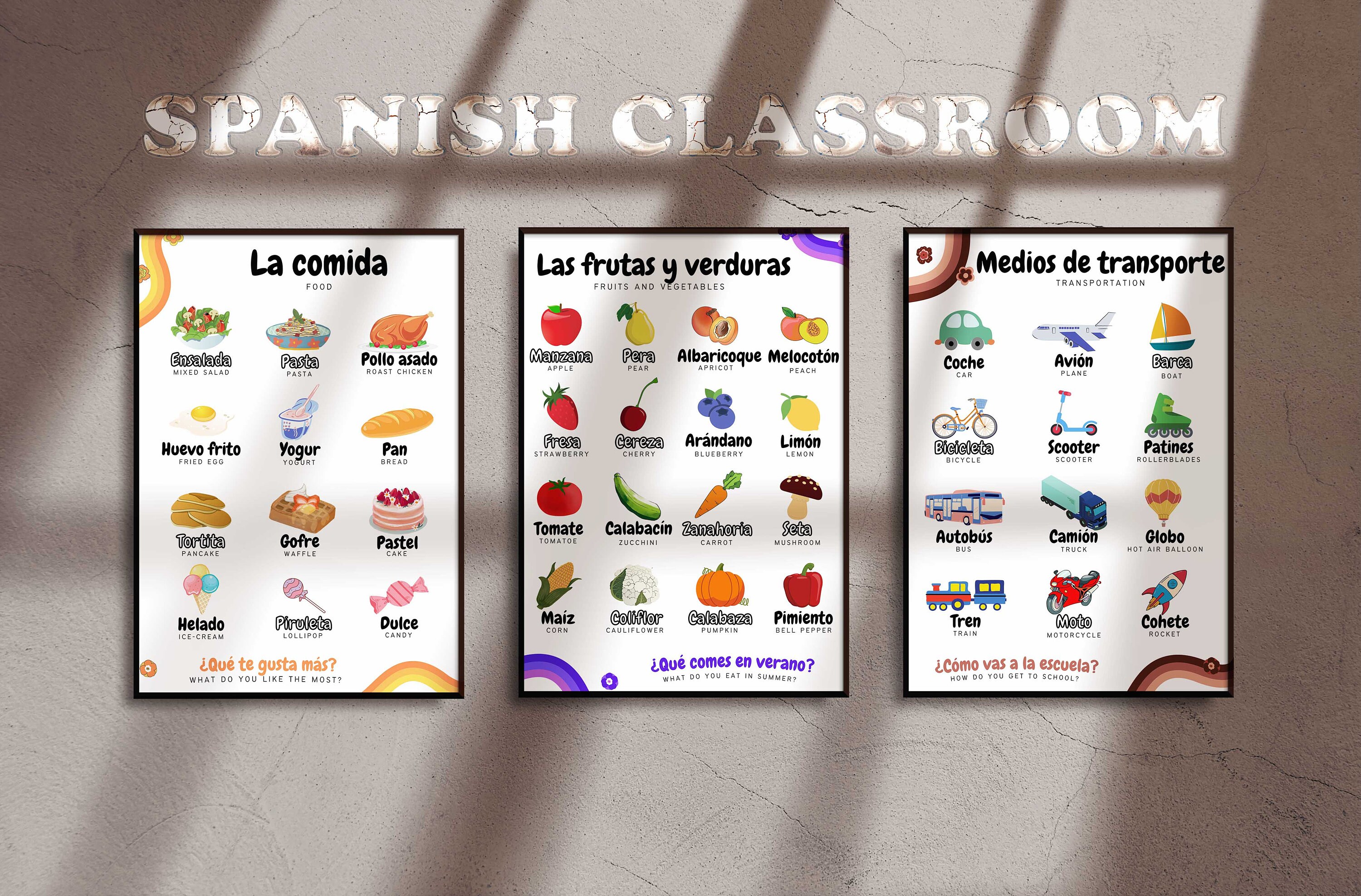 Spanish Classroom Vocabulary