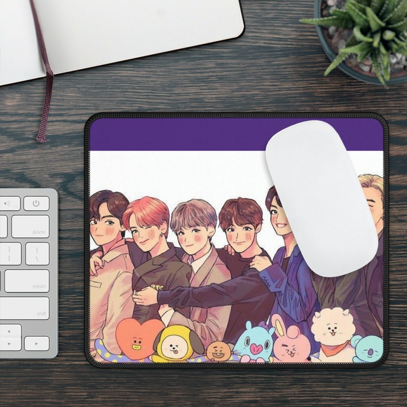 Bts Gaming Mouse Pad Bts Mouse Pad Bt21 Mouse Mat Bts Mouse Bt21 Line ...