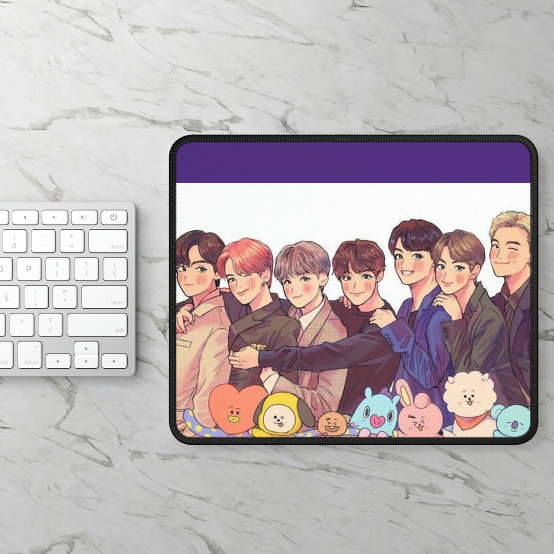 Bts Gaming Mouse Pad Bts Mouse Pad Bt21 Mouse Mat Bts Mouse Bt21 Line ...