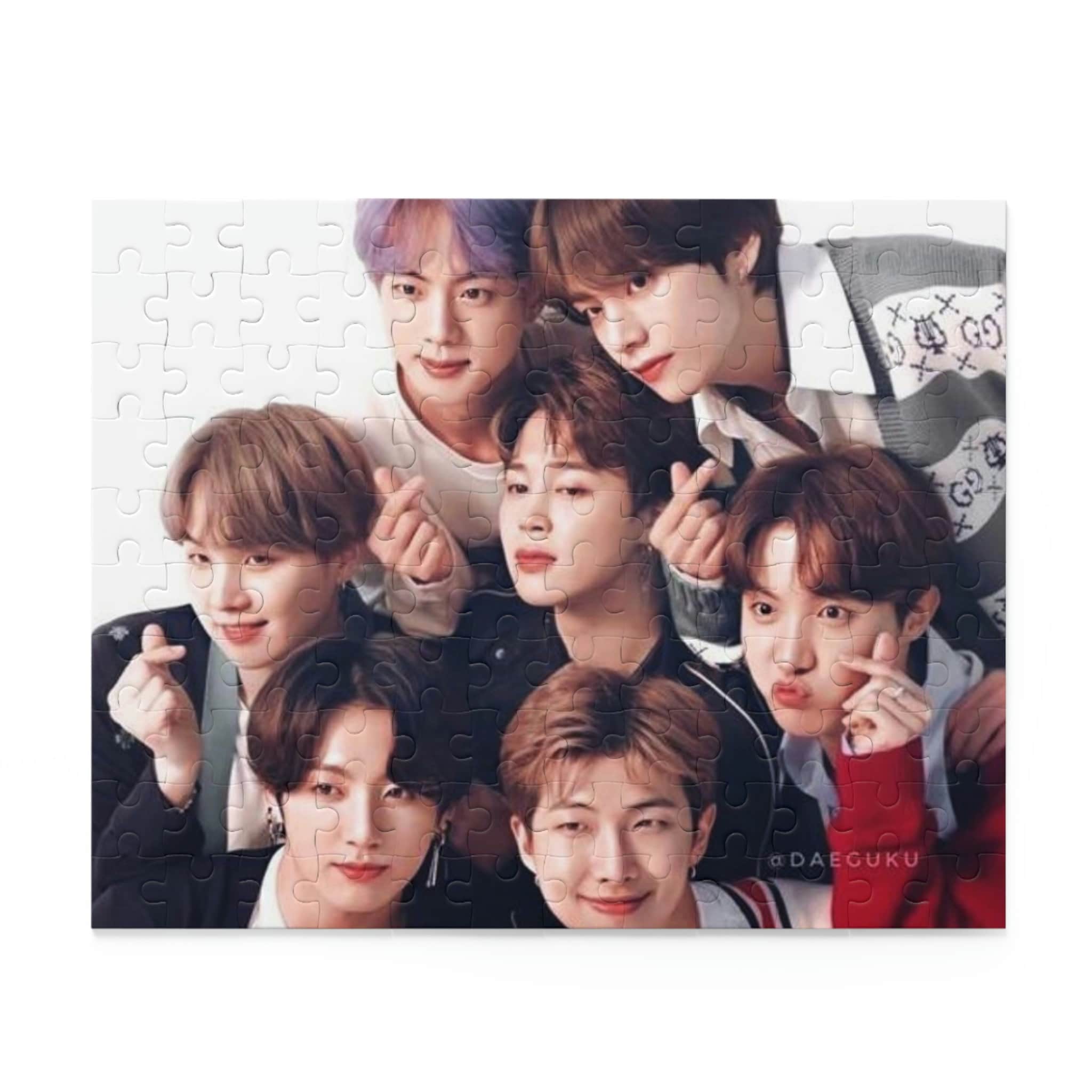 Bts Puzzle Bts Group Photo Bts Fan Puzzles Bts Army Puzzle Bts Fun ...