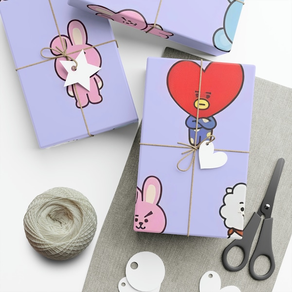 Bts Wrapping Paper - Etsy