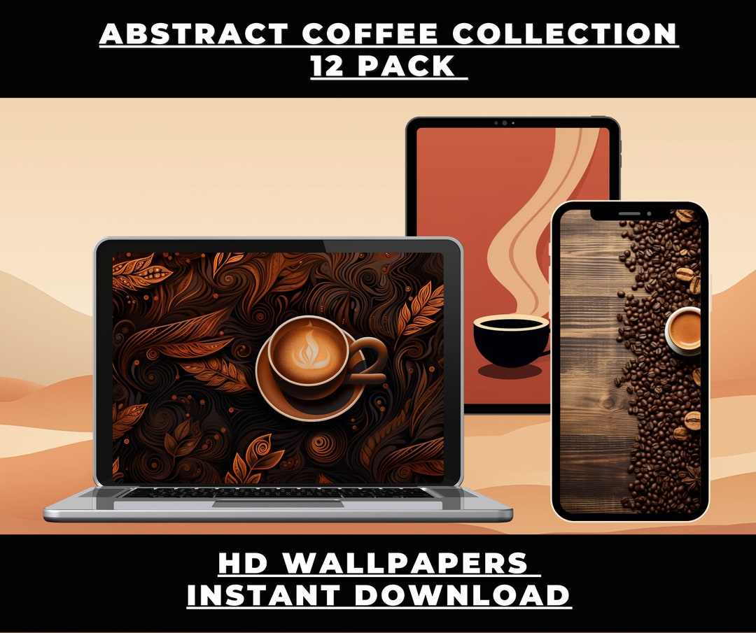 Abstract Coffee Collection | Set of 12 | Smartphone PC and Tablet | HD ...