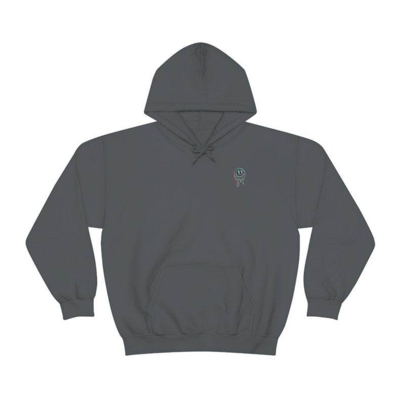 Melting Smiley Face Hoodie - Etsy