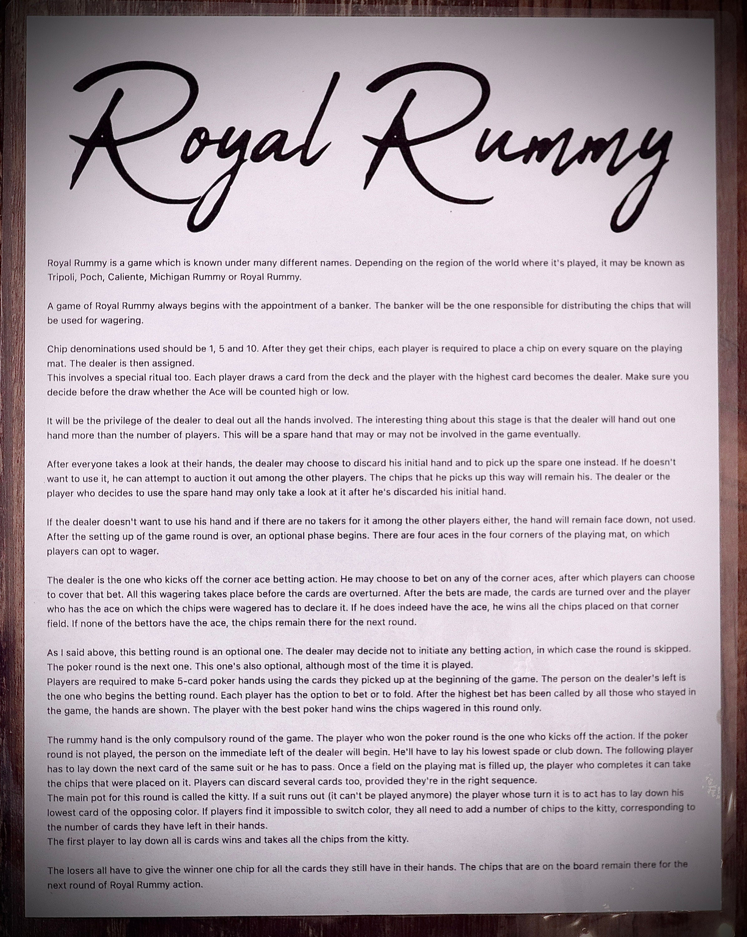 Rummy Royal Board Game Deluxe - Etsy