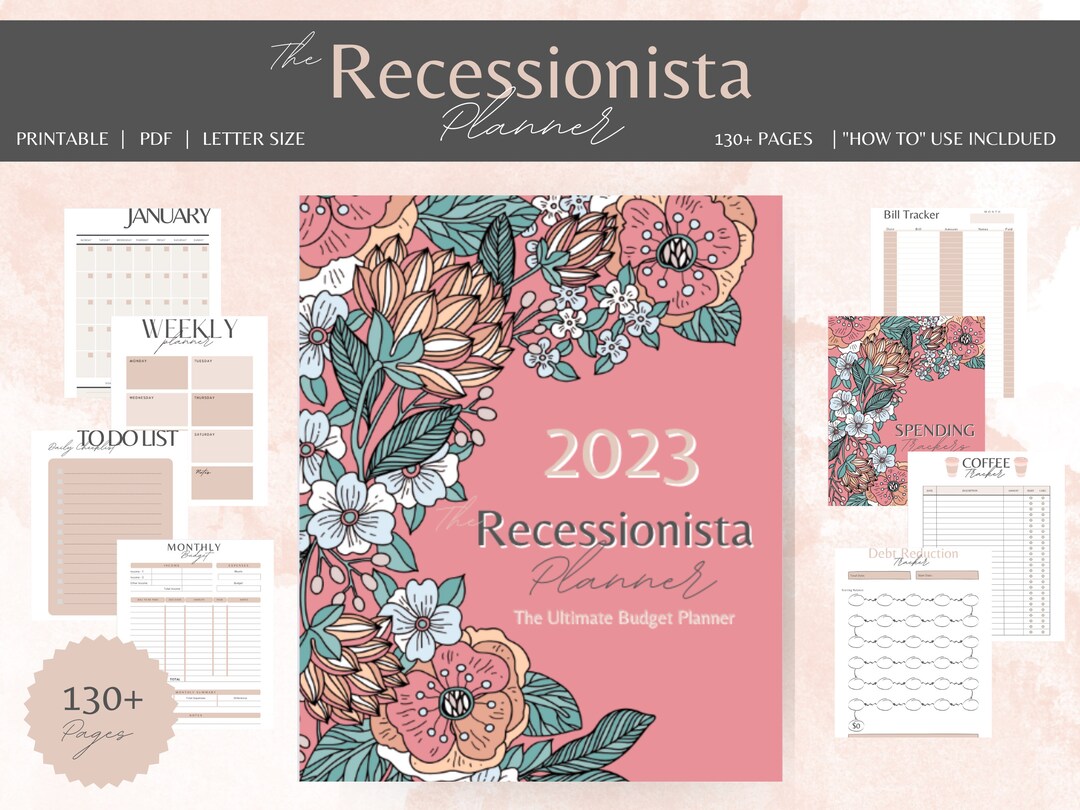 Recession Budget Planner, Printable Budget Planner, Frugal Living ...