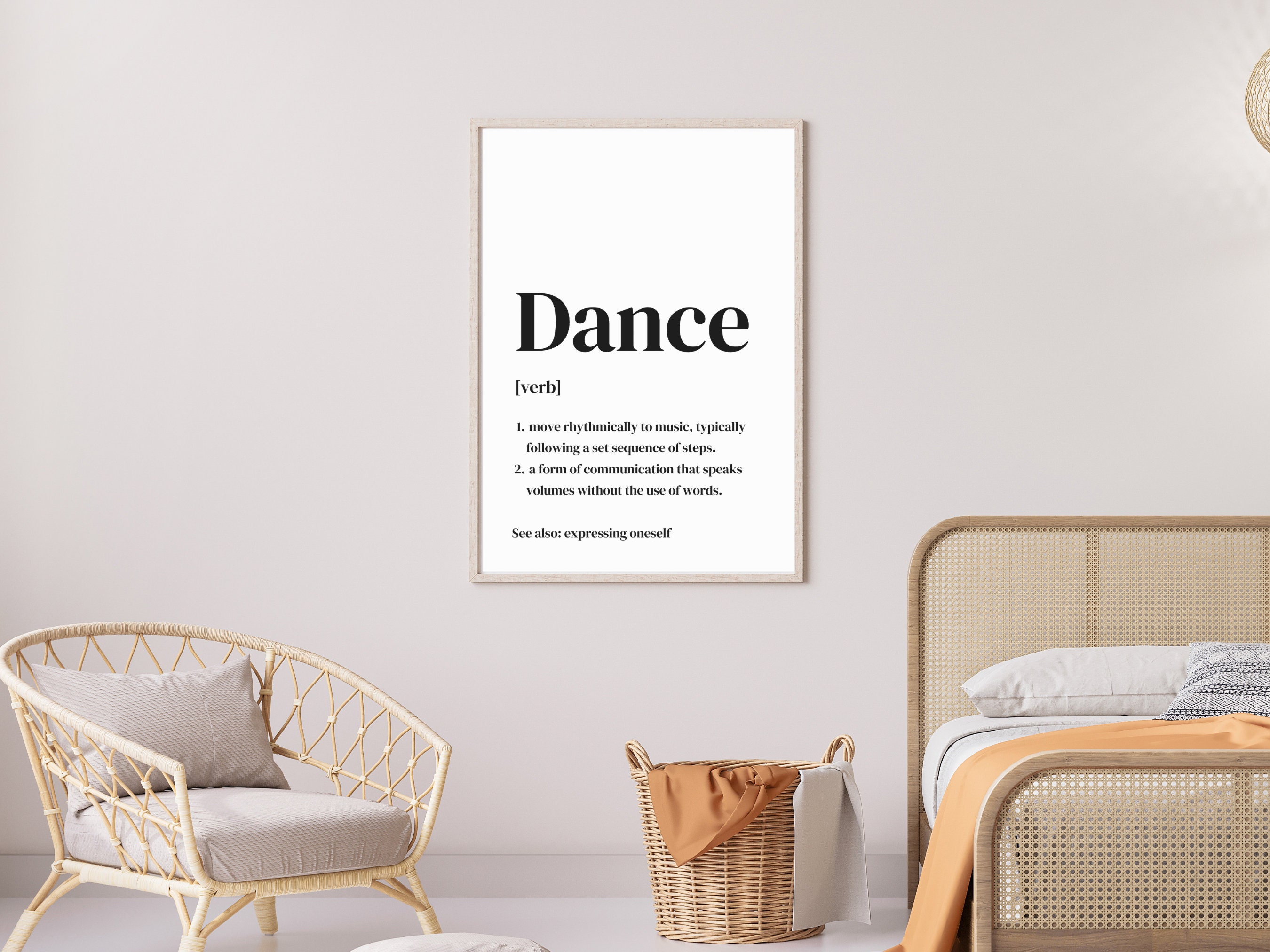 Printable Dance Poster Inspiring Wall Art and Decor for Dance ...