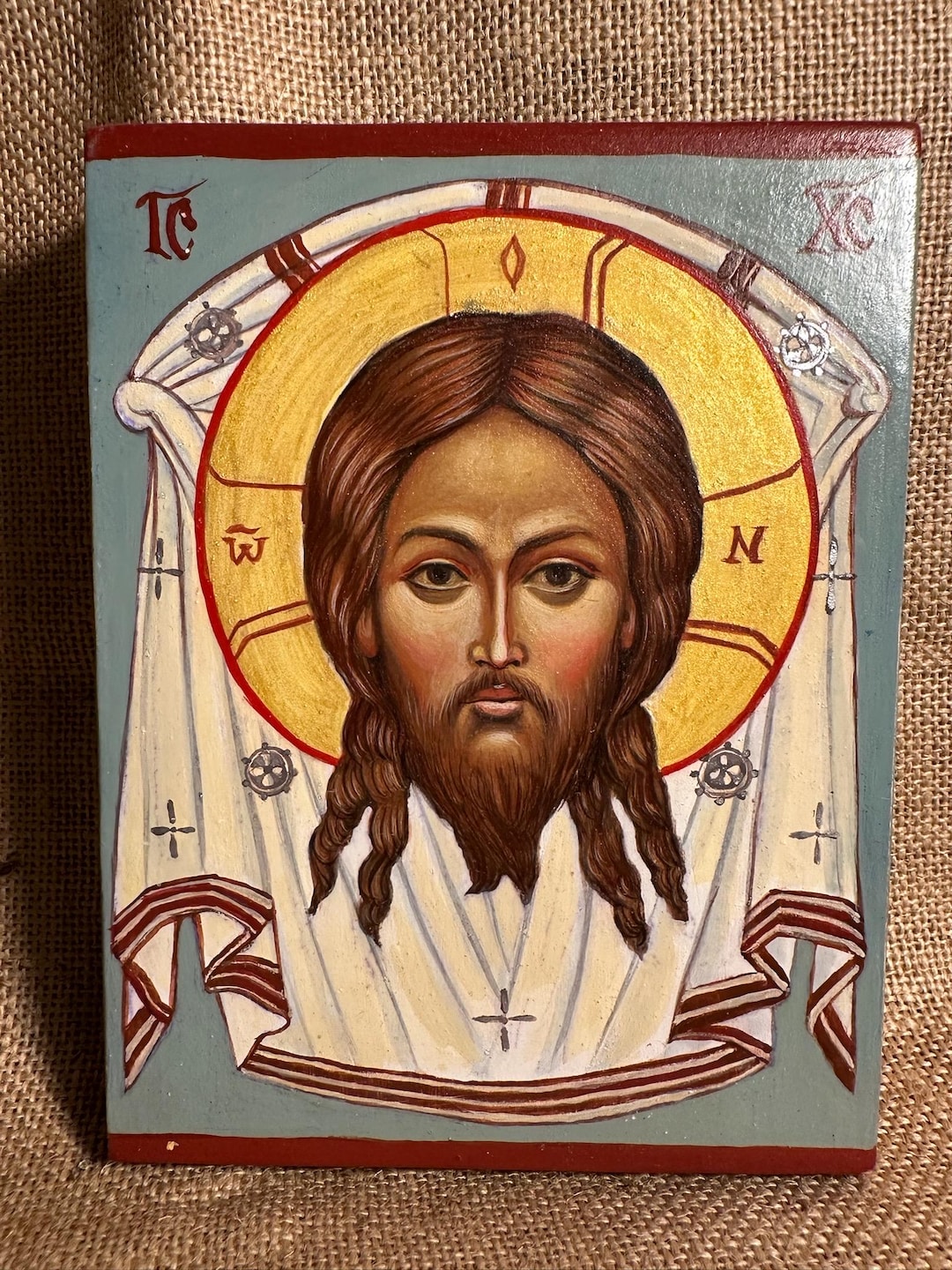 Orthodox Holy Icon Face of Christ Mandylion Orthodox Holy Icon Face of ...