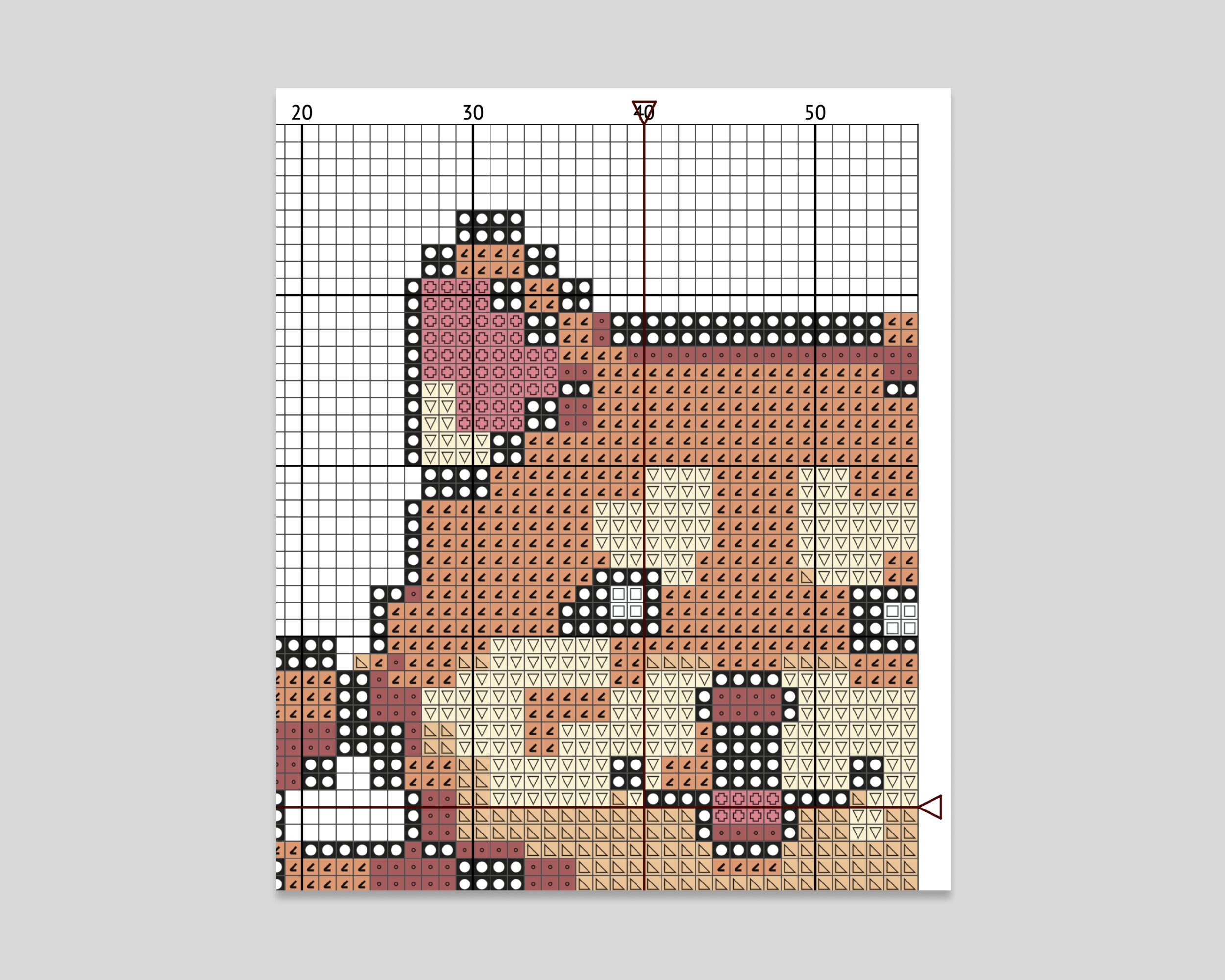 Shiba Pixel Art - Etsy