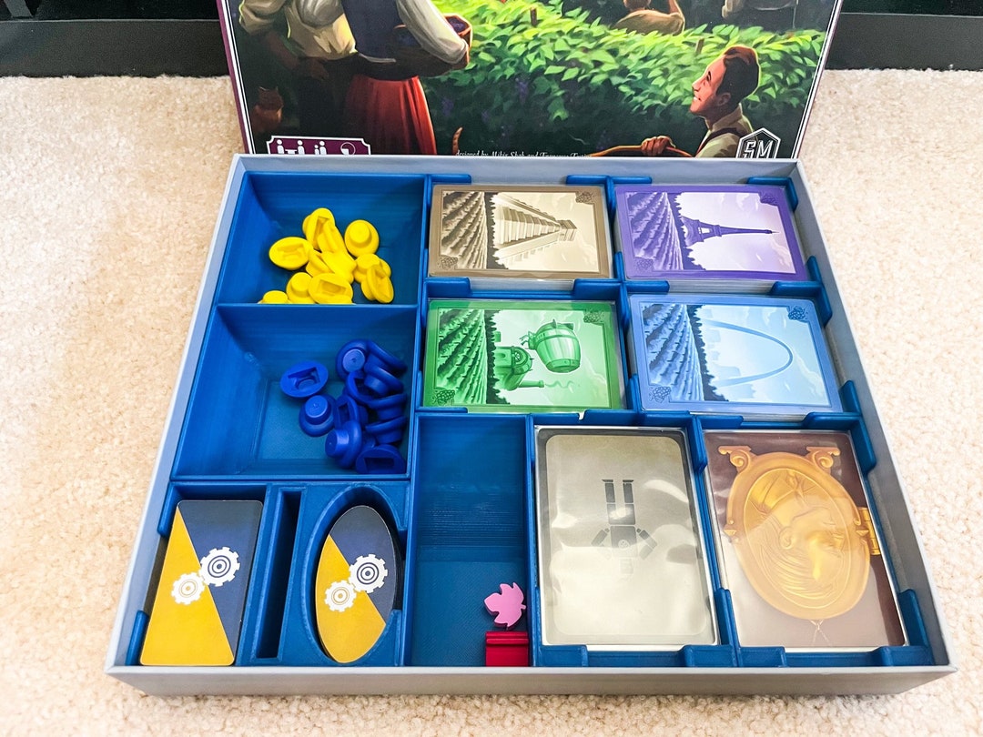 Viticulture World Insert, 3D Printed Organizer, Fits Sleeved Cards - Etsy