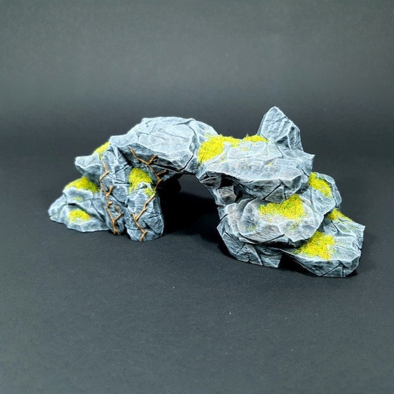 Rock Bridge Miniature Terrain Piece, Rock Terrain, Stone Terrain ...
