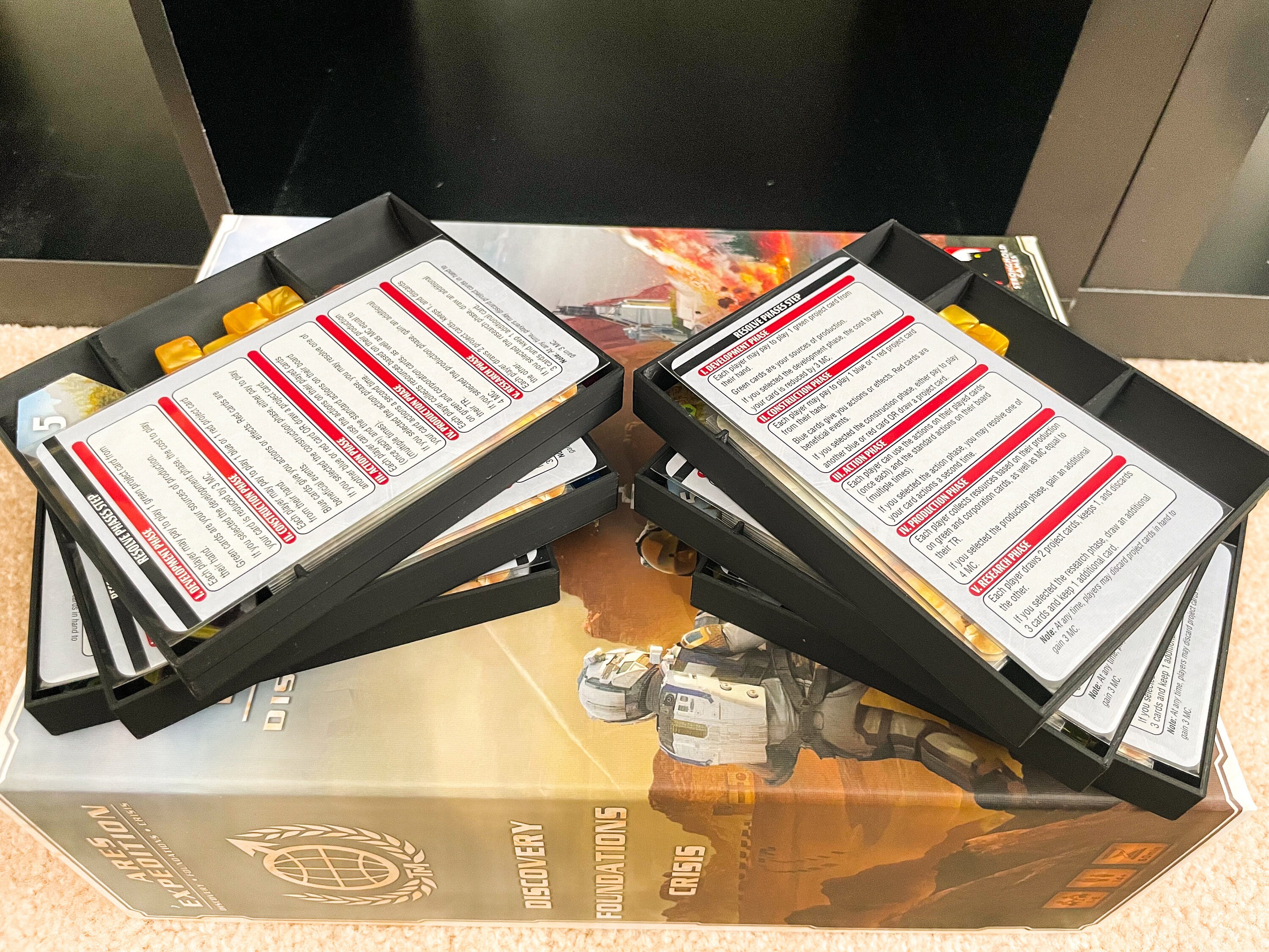 Terraforming Mars: Ares Expedition 3D Printed Storage Insert for BIG ...