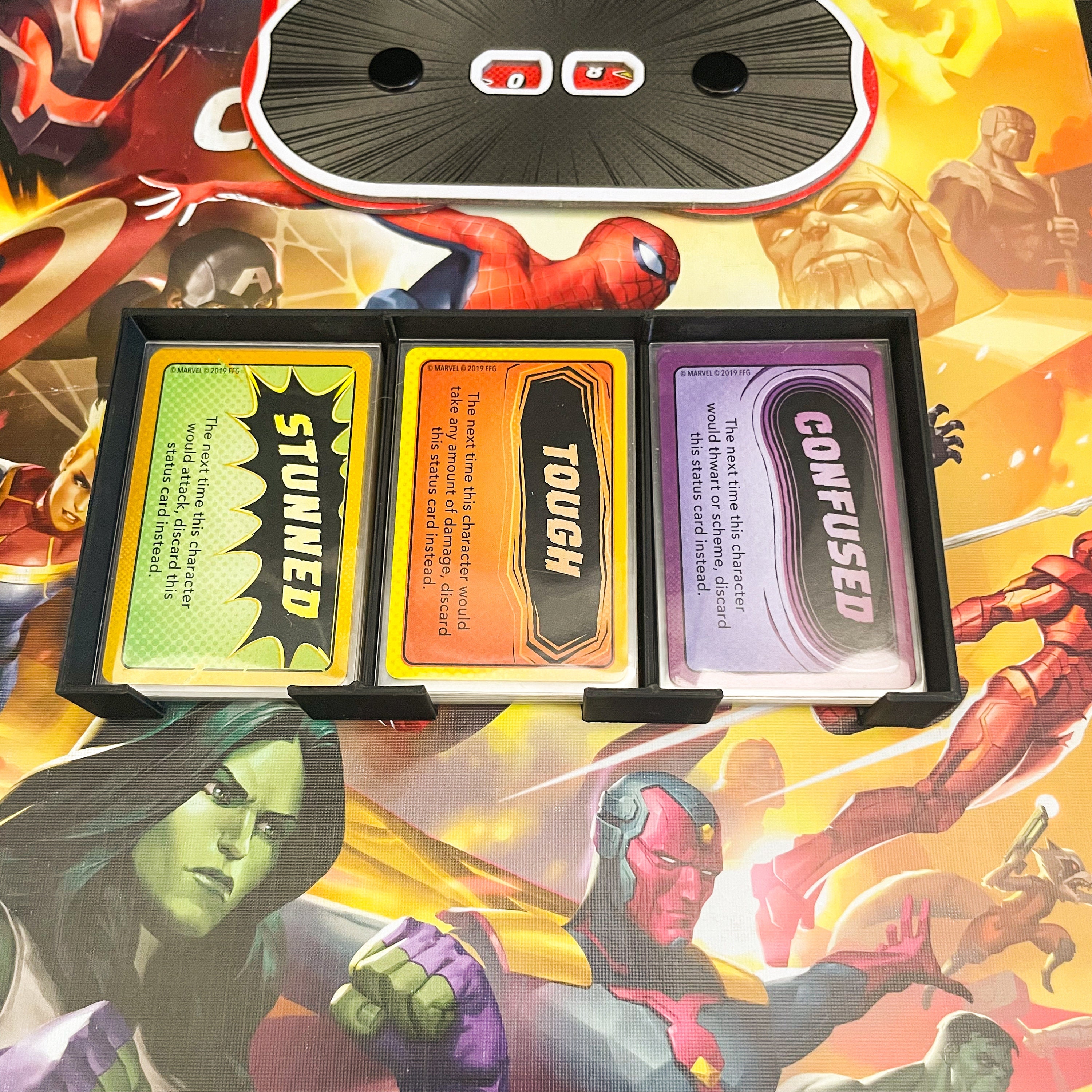 Marvel Champions Core Box Storage Insert Holds Sleeved Cards - Etsy